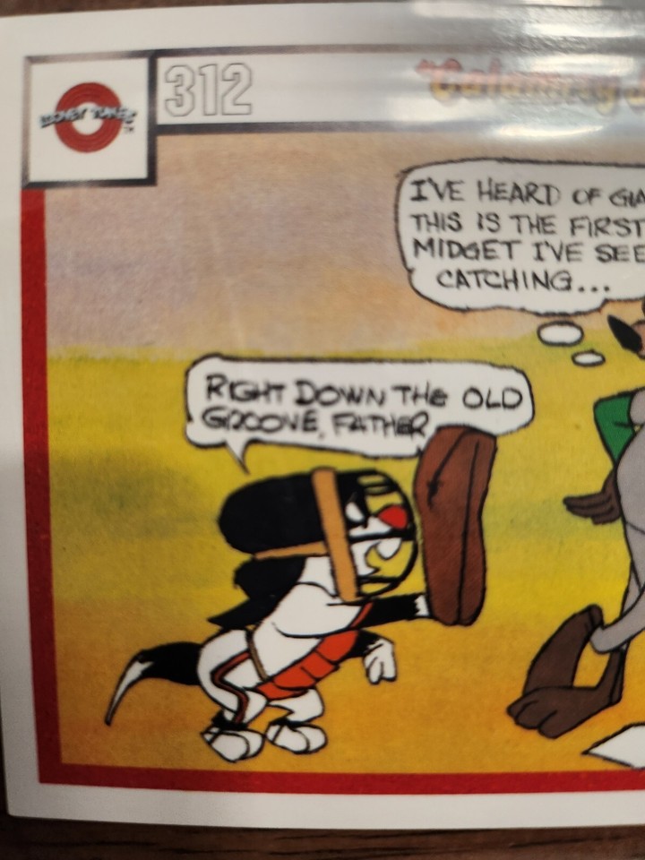 1990 Upper Deck Looney Tunes Calamity Jane Card #312 & 321 RARE Double ...