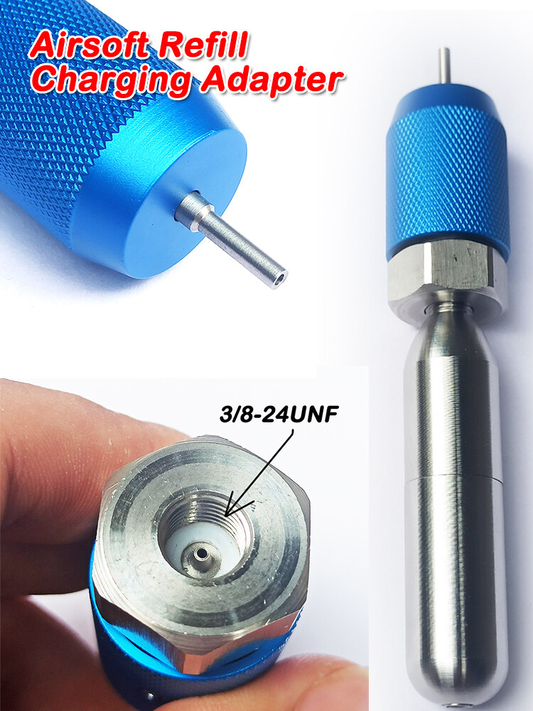 Refill Charger Adapter Portable 12g,16g,88g, Co2 Cartridge Needle ...