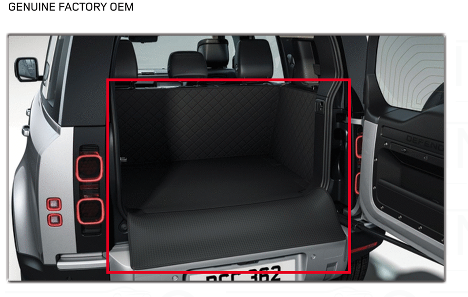 Genuine OEM Land Rover DEFENDER 110 LWB Quilted Loadspace Liner ...