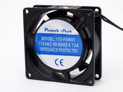 Power Star Fan Axial 115V 3" Inch 80x25mm Metal Case Casing 115 V Volt ...