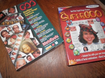 Vintage Goo & Super Goo, Liquid Image Funware Graphic Software PC MAC ...