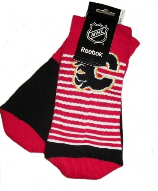 Reebok Calgary Flames Mens Crew Socks - Size 9 - 11 | eBay