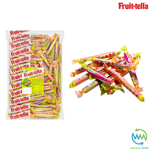 FRUITELLA Duo Stix Individual Wrapped Fruit-Ella SWEETS CHEW Retro ...