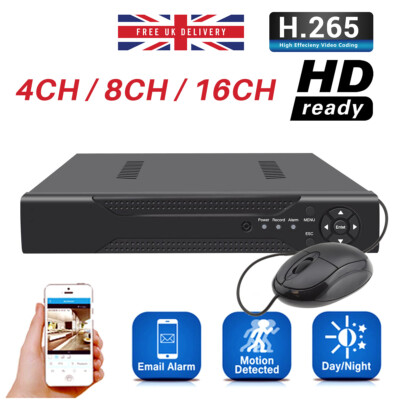 16 CHANNEL CCTV DVR 2MP HD DIGITAL VIDEO RECORDER SECURITY SYSTEM KIT ...