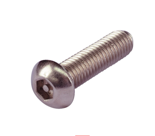 Button Pin Hex Security Screw A2 Stainless Steel Bolt Anti Tamper M6 M8 ...