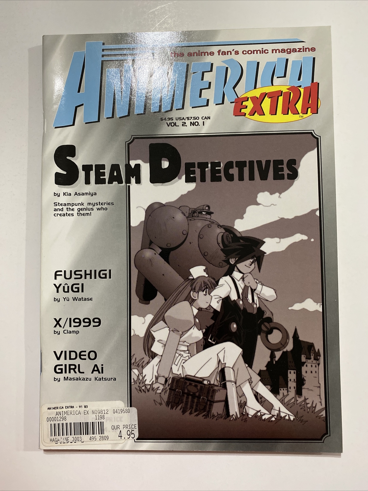 Animerica Anime Extra Manga Magazine Volume 2 #1 Steam Detectives | eBay