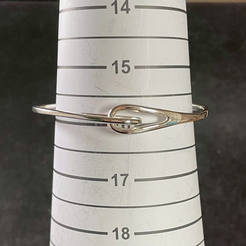 Authentic Tiffany & Co. Interlocking Double Loop Bangle Bracelet Sterling T91fe | eBay