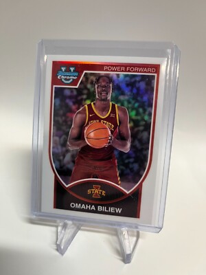 2023-24 Bowman U Chrome Omaha Biliew Throwback #07B-9 IOWA STATE ...