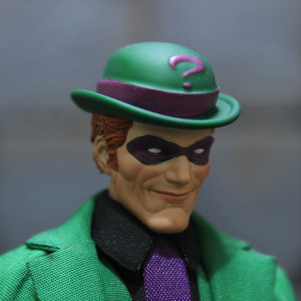 1/12 Custom Head Sculpt DC Universe Riddler Question Mcfarlane Mezco | eBay