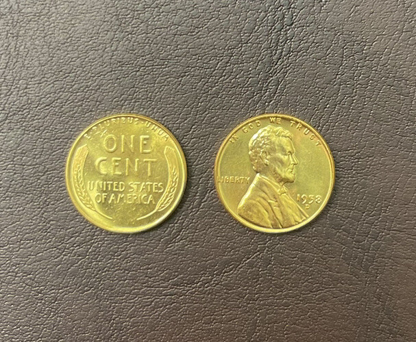 Lot of (19) 1958D 24K GOLD Plated Wheat Pennies Lincoln One cent ...