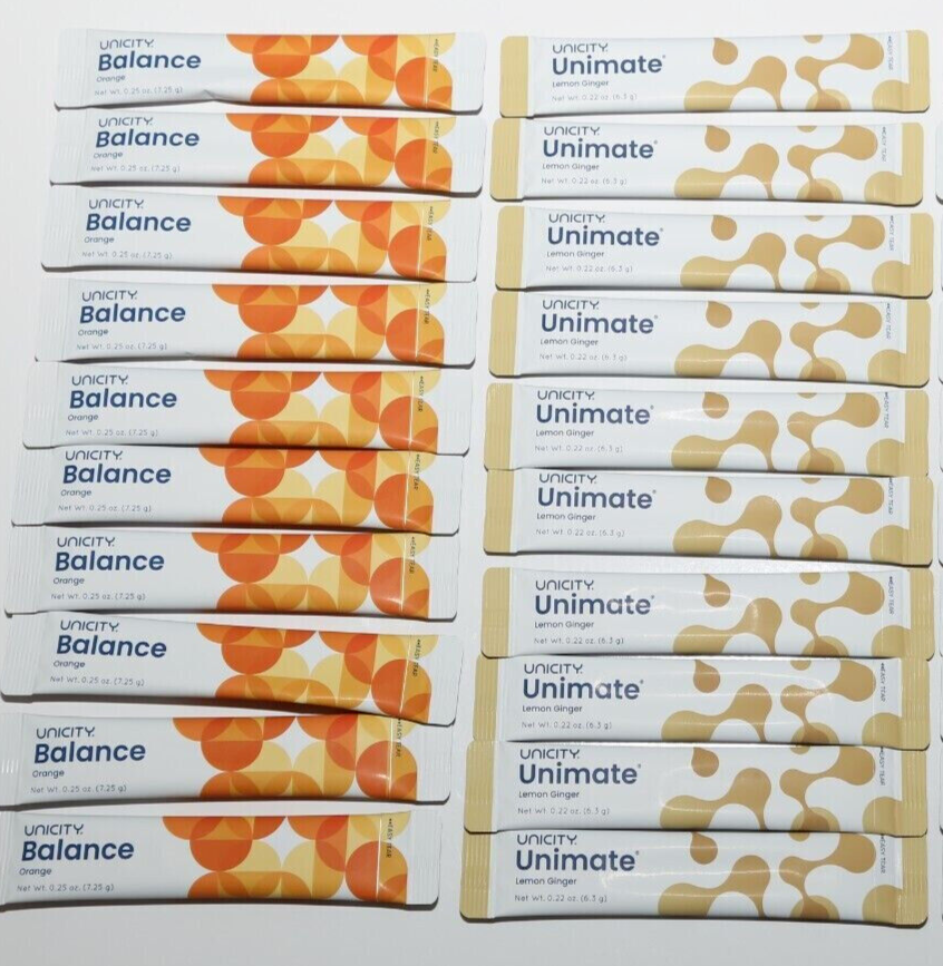 Unicity Balance 10 packs & Unimate Lemon Ginger 10 packs - Exp 2026 ...