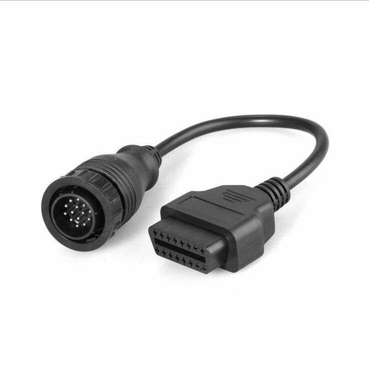 14Pin To16Pin OBD2 Adapter Diagnostic Connector Cable For Mercedes Benz ...