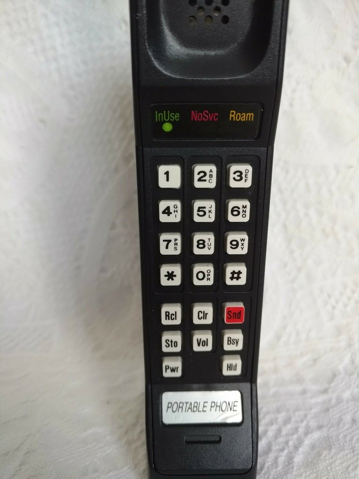 Vtg Black Toy Handheld Portable Phone Sound | eBay