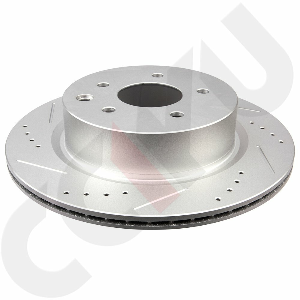 Rear Drilled Slotted Brake Rotors Fits Infiniti G37X EX35 G25 G35 G37 ...