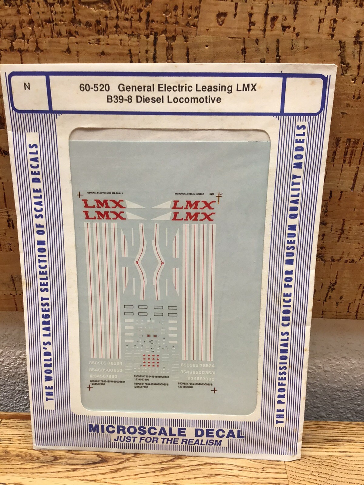 Microscale Decal N Scale 60-520: General Electric Leasing LMX B39-8 ...