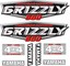 Yamaha Grizzly OEM ATV Tank Decal Graphic Sticker Kit 350 450 550 660 ...