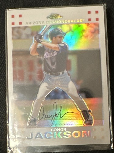2007 Topps Chrome White Refractor Conor Jackson SP #273/660 Card #138 ...