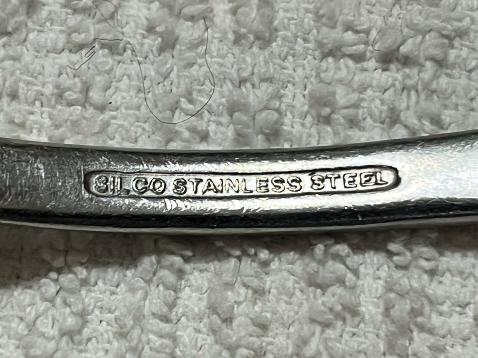 Vintage U.S. Navy USN Mess Hall Soup Spoon – Silco Stainless 7 3/8 In ...