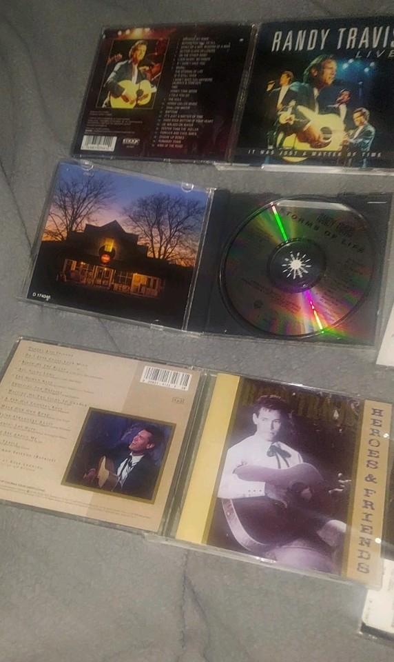 Randy Travis LOT Lifetime Collection 5 Cd Cassette RARE Real Country ...