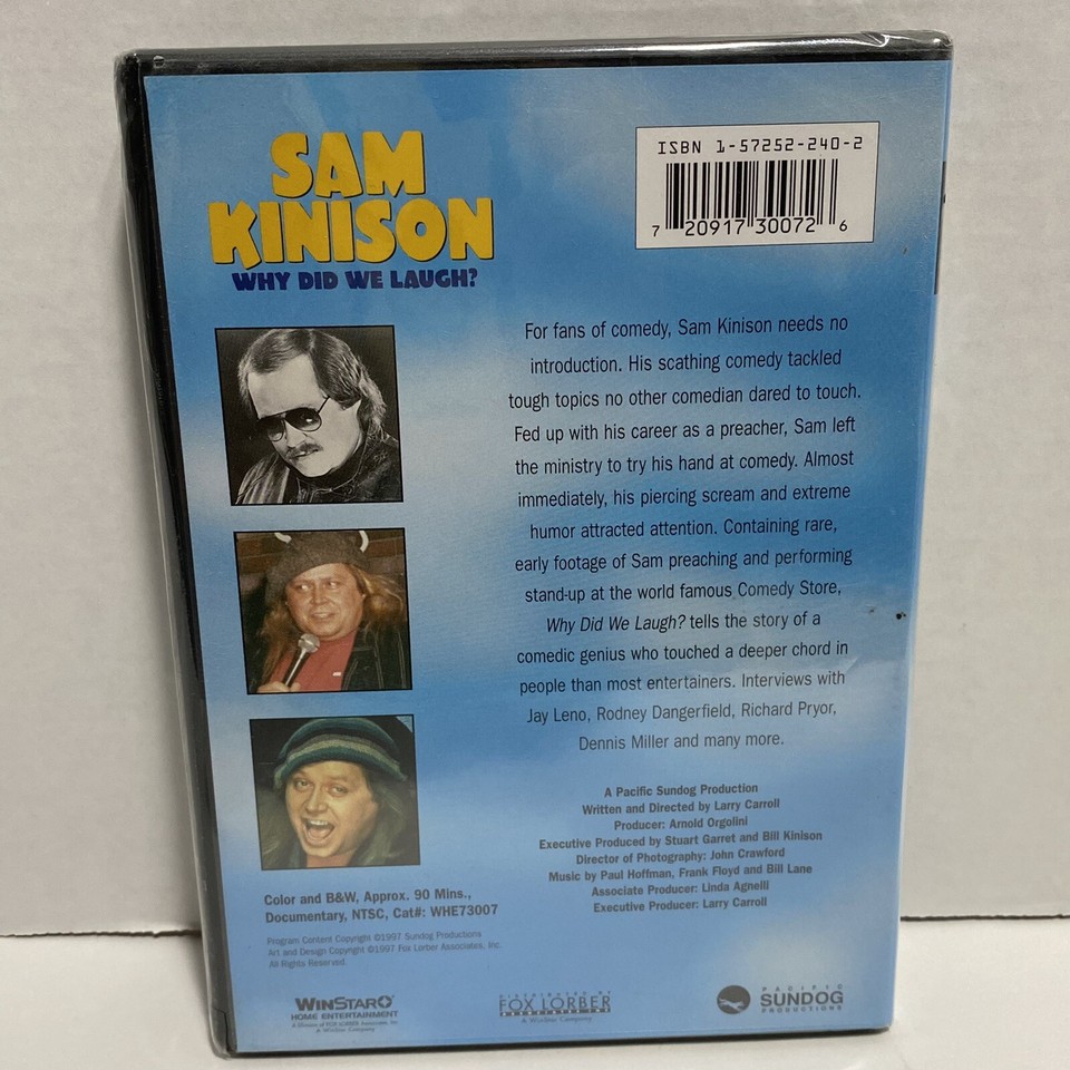 Sam Kinison - Why Did We Laugh (DVD, 1998) Stand Up Comedy Documentary ...