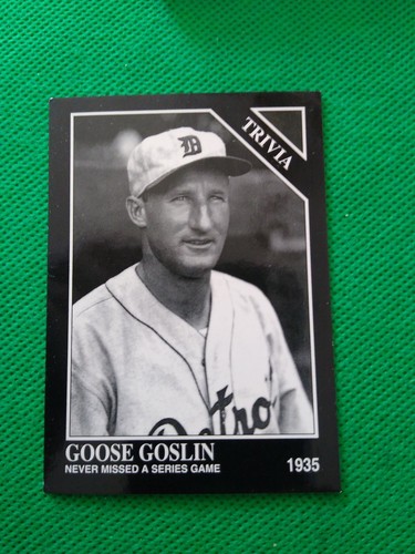 1993 The Sporting News - Goose Goslin - #907 - Detroit Tigers | eBay
