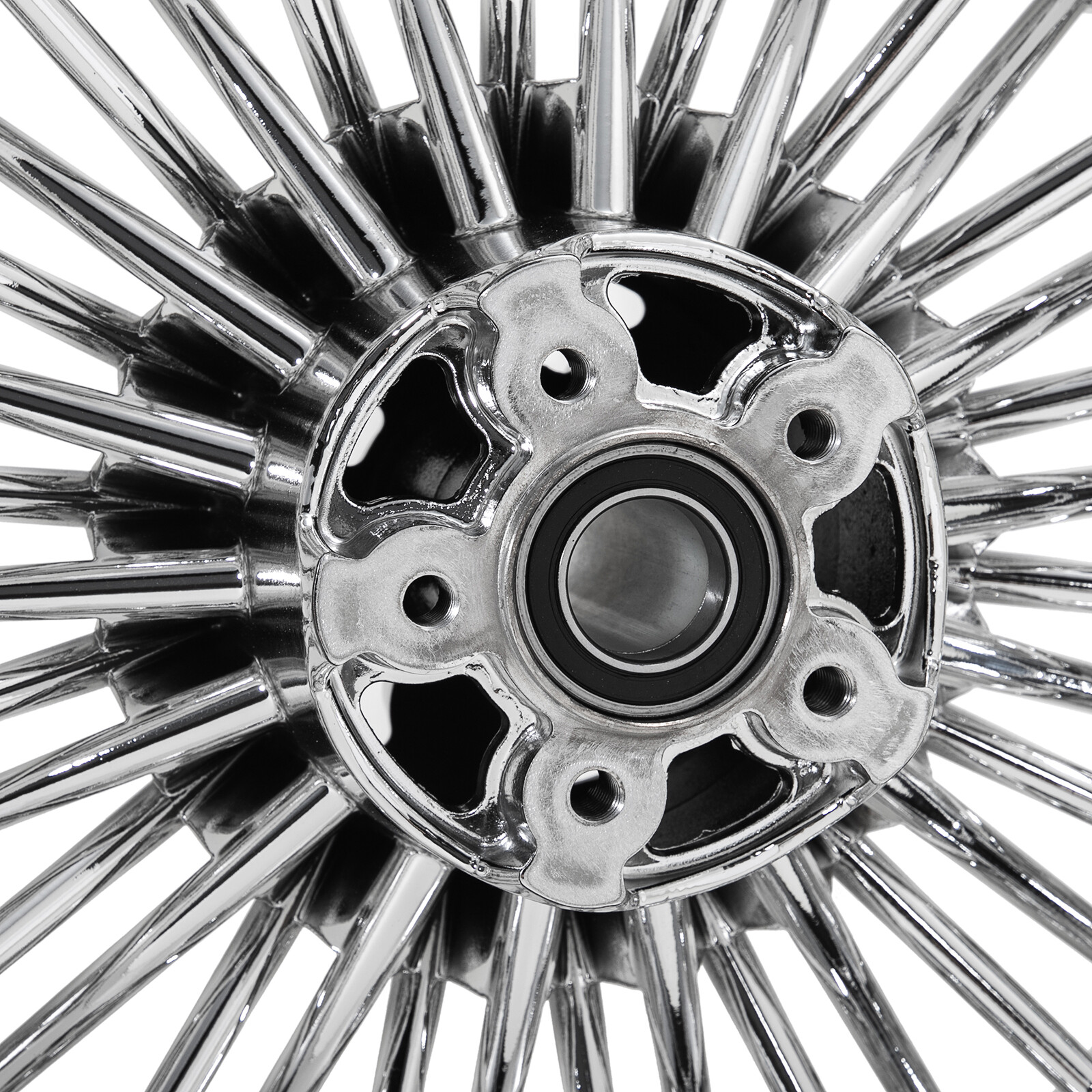 21x3.5 16x5.5 Fat Spoke Wheels Rims for Harley Softail Heritage Custom ...