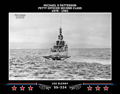 Navy Emporium USS Blenny SS-324 Canvas Photo Print 88SS324 | eBay