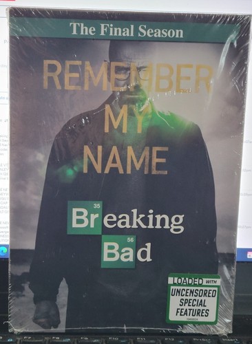 Breaking Bad: The Final Season DVD, 2013 New, Sealed, 8 Episodes, 3 ...