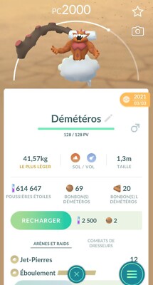 Pokémon Go Démétéros 🦾🦾 LEGENDAIRE🦾🦾 / Landorus 🦾🦾 LEGENDARY🦾 Trade WIL ...