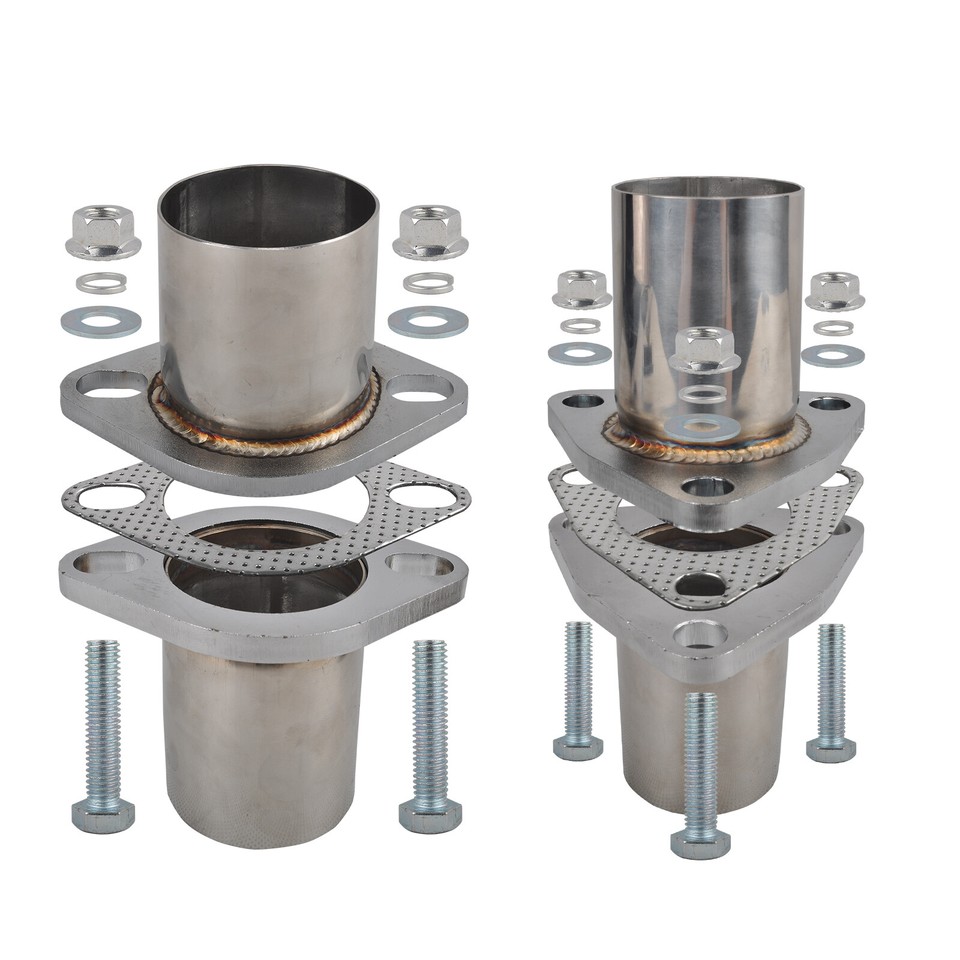 1.75''-2.5''OD Quick Fix Exhaust Spring Bolt Flange Repair Pipe Kit 2/3 ...