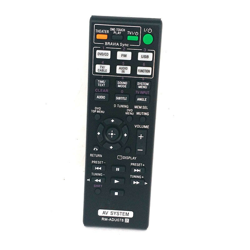 Remote Control For Sony HBD-DZ330 DAV-TZ215 DAV-TZ340 Home Theater | eBay