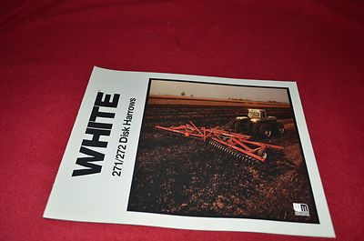 White Oliver Tractor 271 272 Disk Harrow Dealer's Brochure PBPA | eBay