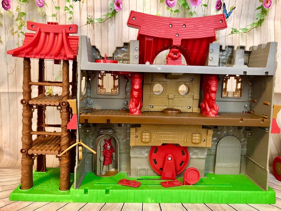 Fisher Price Imaginext Samurai Warrior Castle And Dragon Wagon Lot | eBay