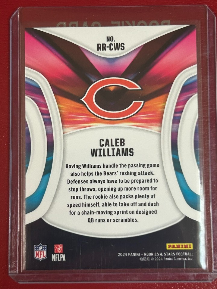 2024 Panini Rookies & Stars - Caleb Williams Rookie Rush #RR-CWS (RC ...
