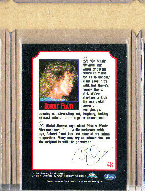 Led Zeppelin-Trading Card-Robert Plant-#48-Official Licensed-Authentic ...