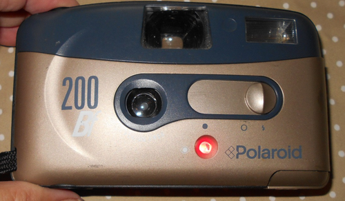 Polaroid 200 BF Camera Black Focus Free Point and Shoot 35mm Film | eBay