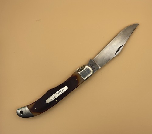 Vintage Schrade Old Timer 1250T Single Blade Folder Knife, Fast Open ...