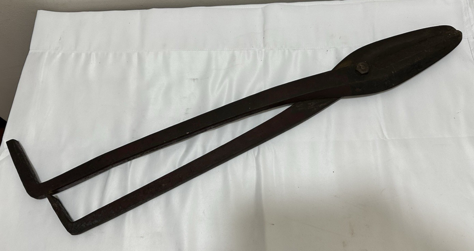 VINTAGE 28" PECK, STOW & WILCOX, Anvil Mountable BENCH SHEARS PEXTO ...