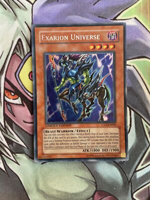 CT2-EN002 Exarion Universe Secret Rare Limited Ed Yugioh Card Near Mint ...