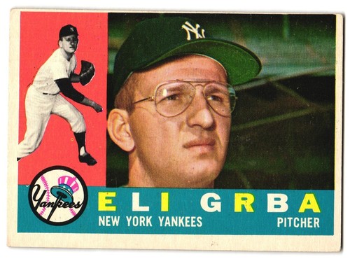 Eli Grba 1960 Topps # 183 Yankees | eBay