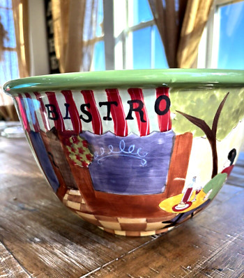 Certified International Jennifer Brinley Large Serving Bowl 11 1/2 Wide ...