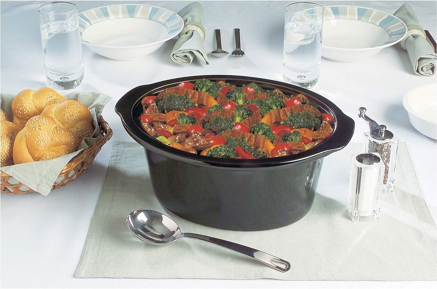 Crock-Pot 4-Quart Smart-Pot Programmable Slow Cooker Silver SCCPVP400-S ...