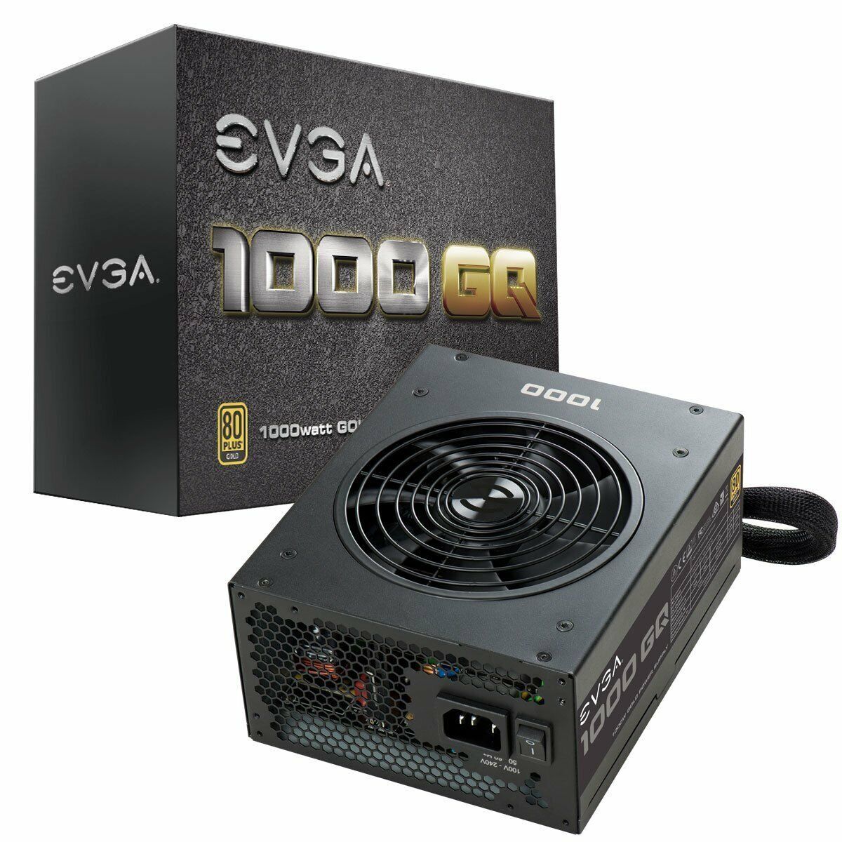 EVGA 1000 GQ 1000W 80 PLUS GOLD Semi-Modulares Netzteil - (210-GQ-1000 ...