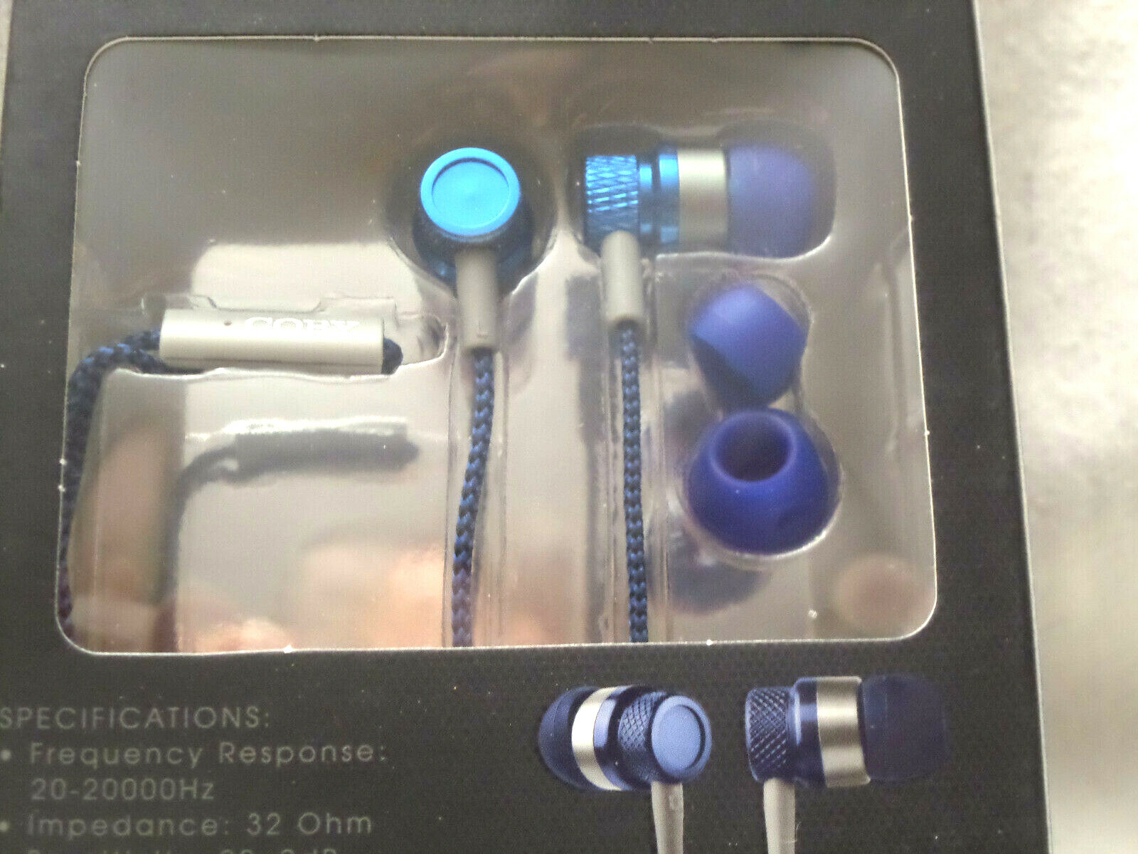 Coby Jammerz Metal Stereo Earbuds Cve200 Black for sale online | eBay