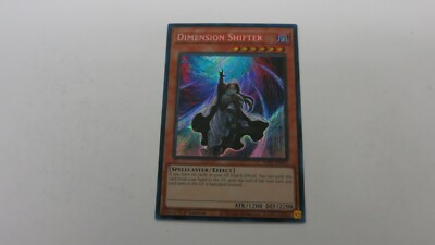 DIMENSION SHIFTER MONSTER CARD SECRET 1ST EDITION RA01-EN014 YUGIOH ...