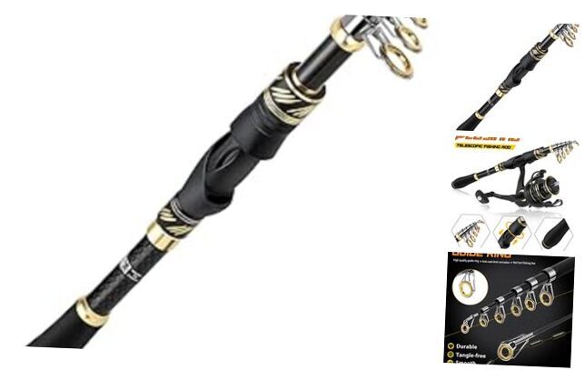 Fishing Pole, Fishing Rod 1.98m 6.6Ft Single fishing pole(No Reel and ...
