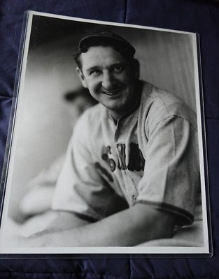 Ernie Lombardi Cincinnati Reds Baseball HOFer George Brace 11x14 Close ...