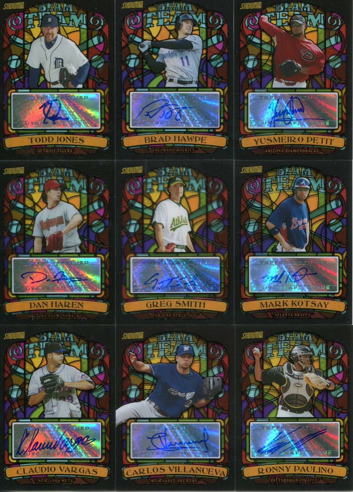 2008 Stadium Club Baseball - Beam Team Certified Autograph | eBay