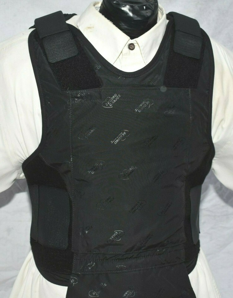 New Large Second Chance Concealable Carrier Body Armor Bullet Proof ...