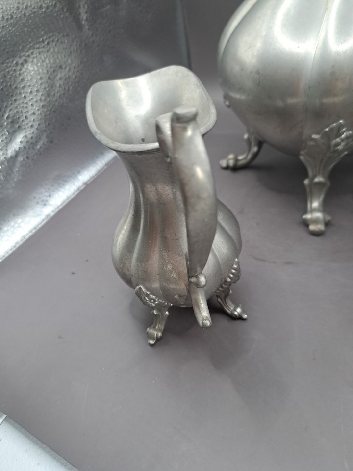 “Winthrop” P 1795 Reed & Barton Mid Century Vintage Pewter Tea Set | eBay